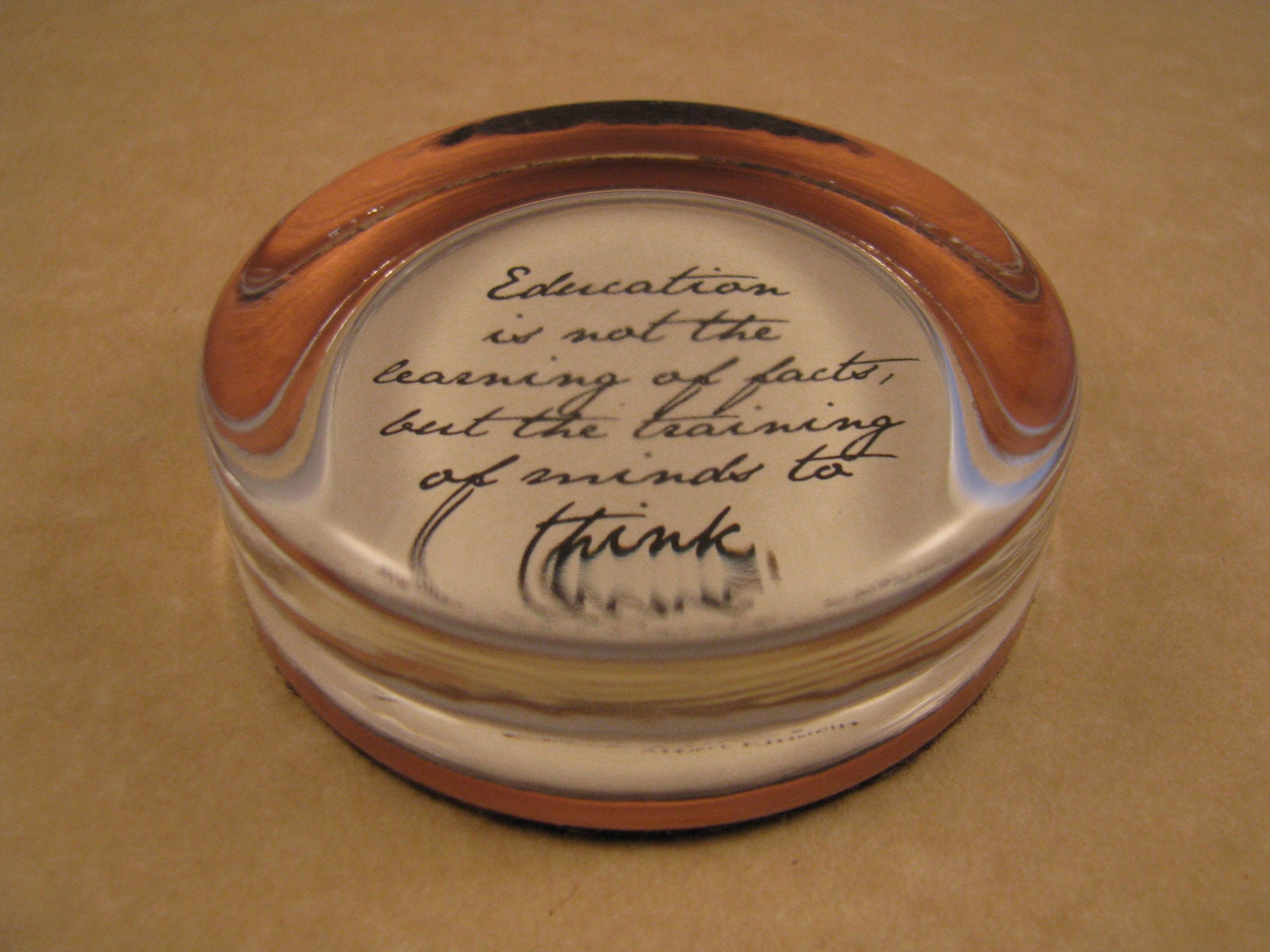 Custom Paperweight Personalized Gift Round Paperweight | Etsy