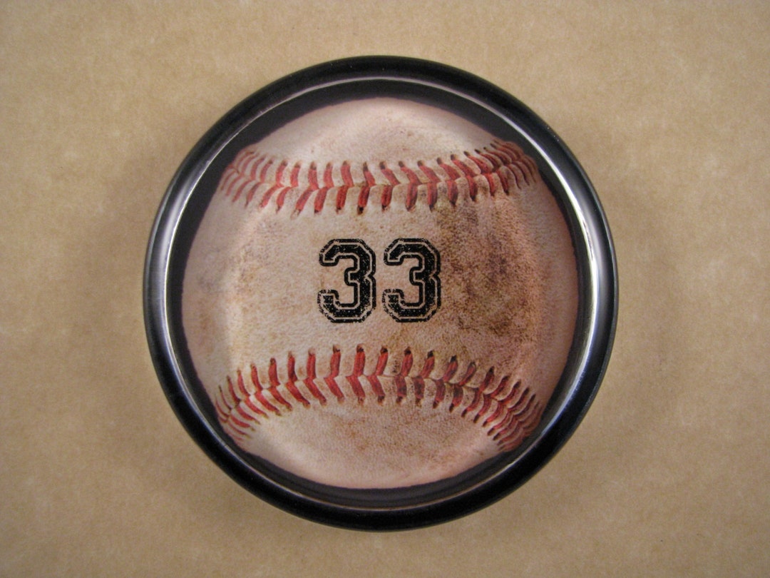 Baseball Paperweight, Team Number Paperweight, Gift for Her, Sports ...