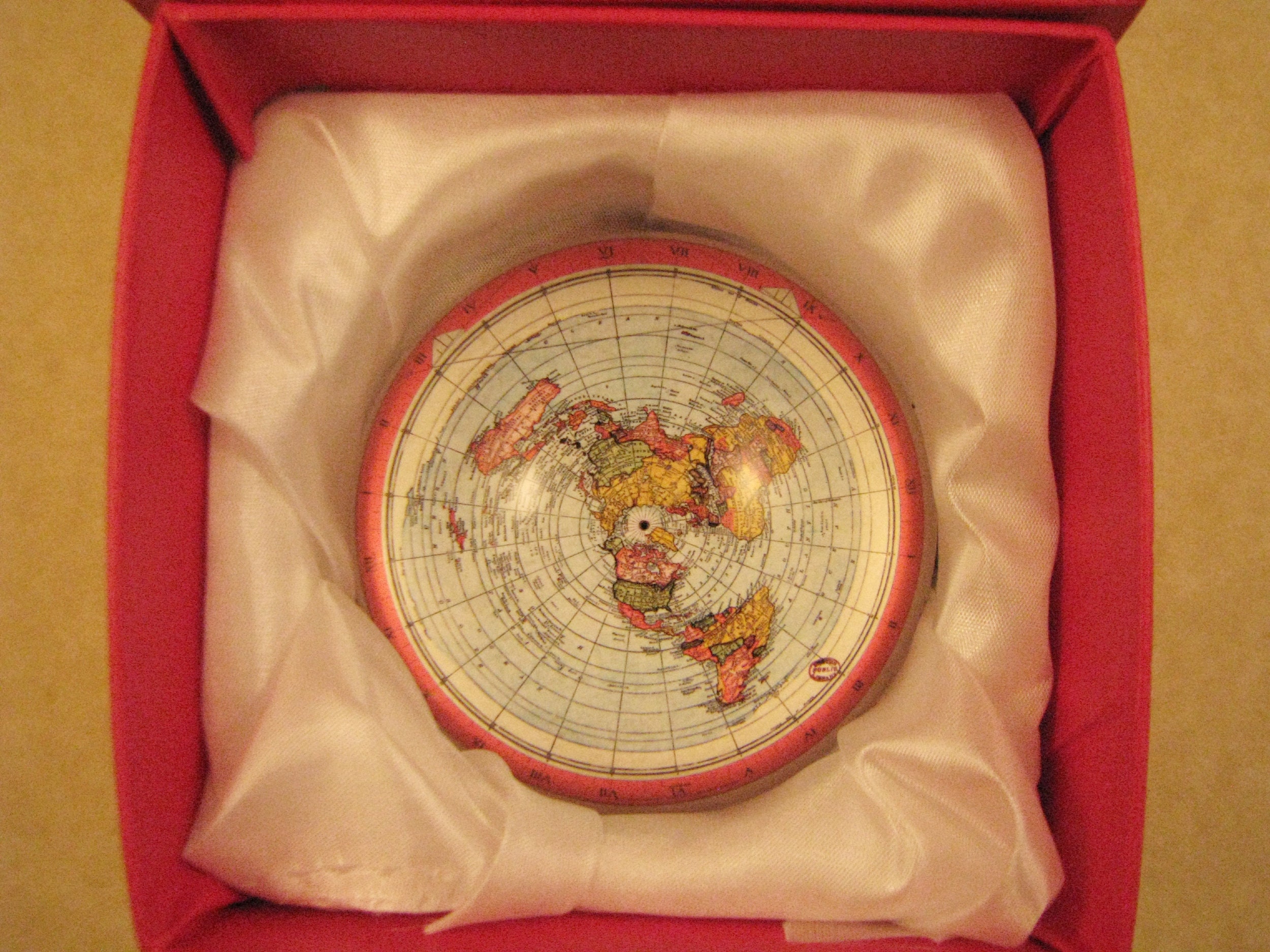 World Map Dome Map Paperweight Map Dome Flat Map Dome - Etsy Canada