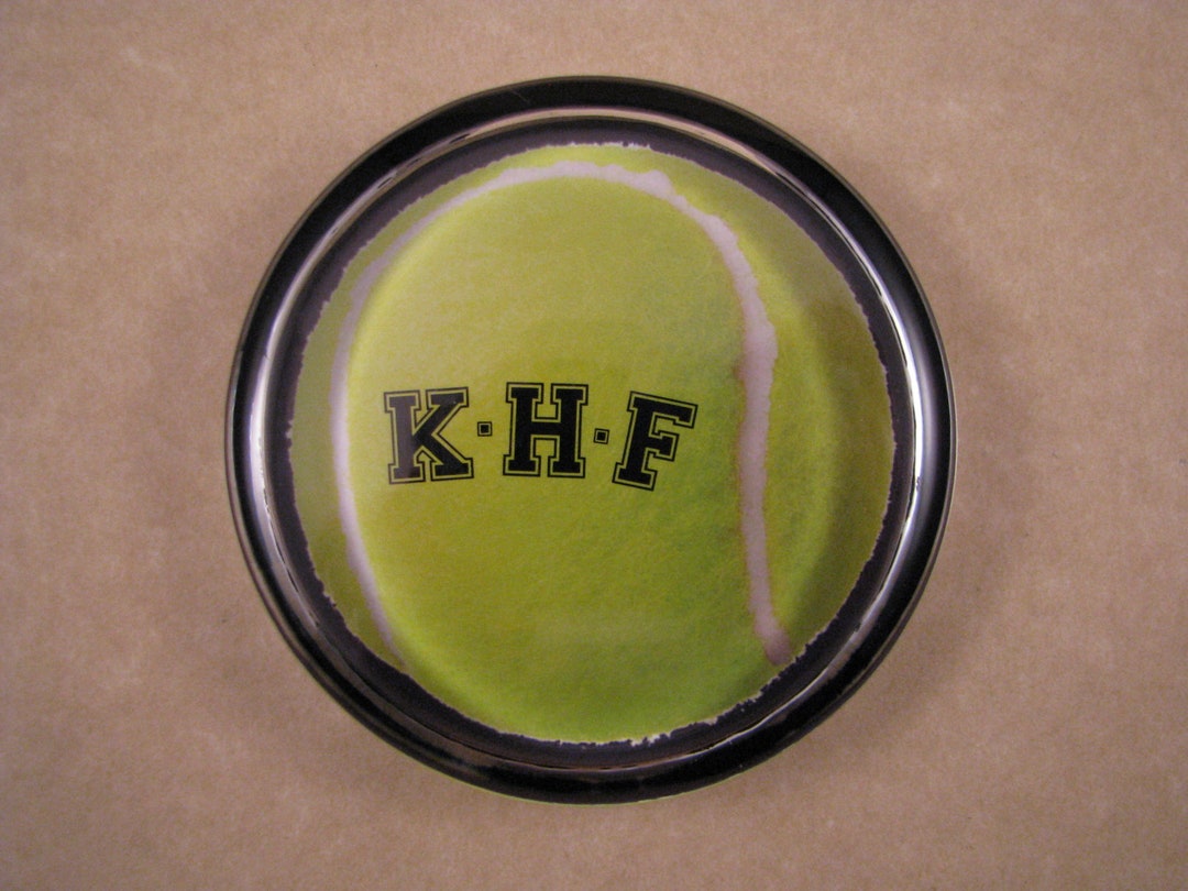 Tennis Paperweight, Monogram Paperweight, Personalized Gift, Sports ...
