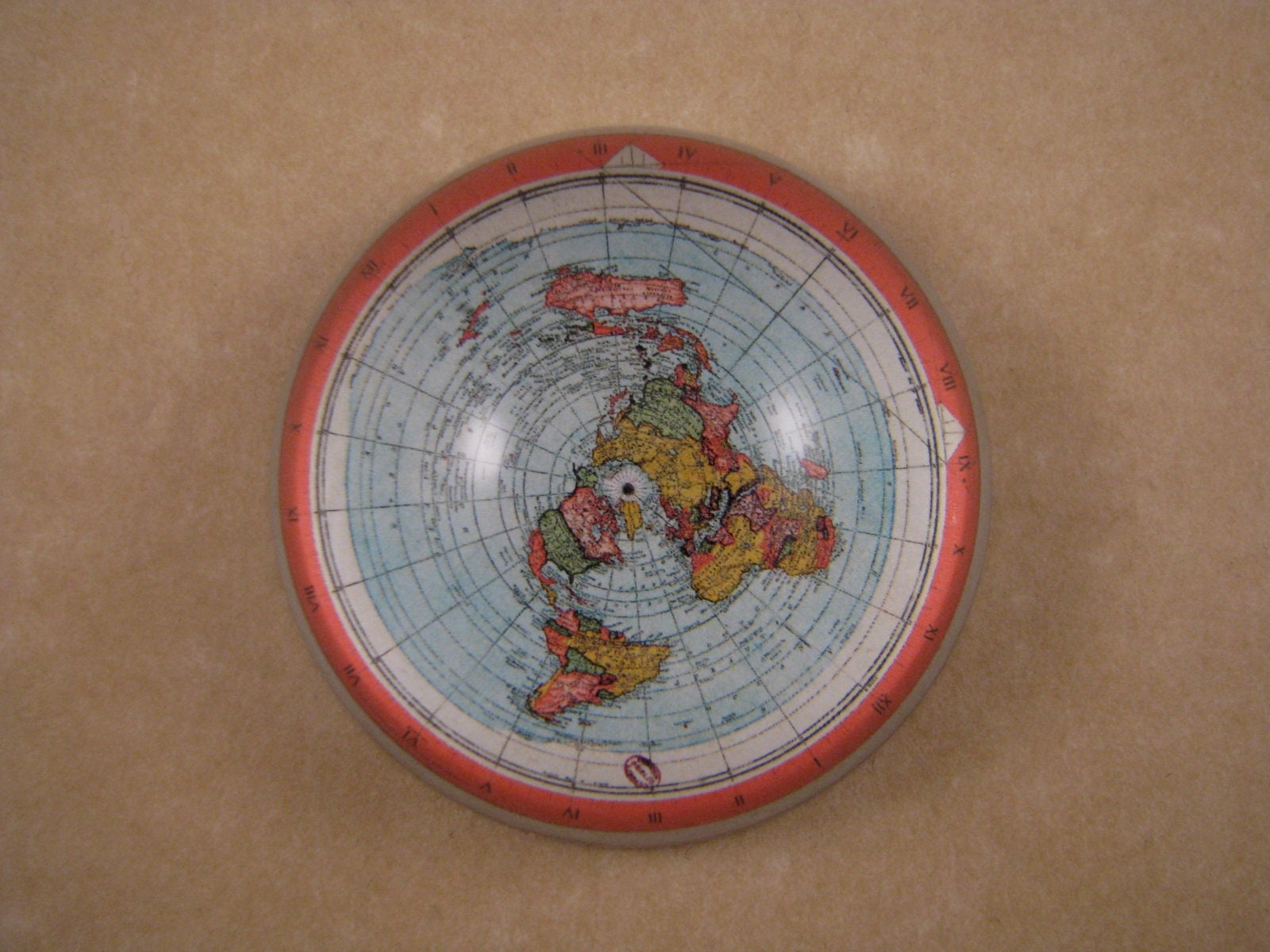 World Map Dome Map Paperweight Map Dome Flat Map Dome - Etsy Australia