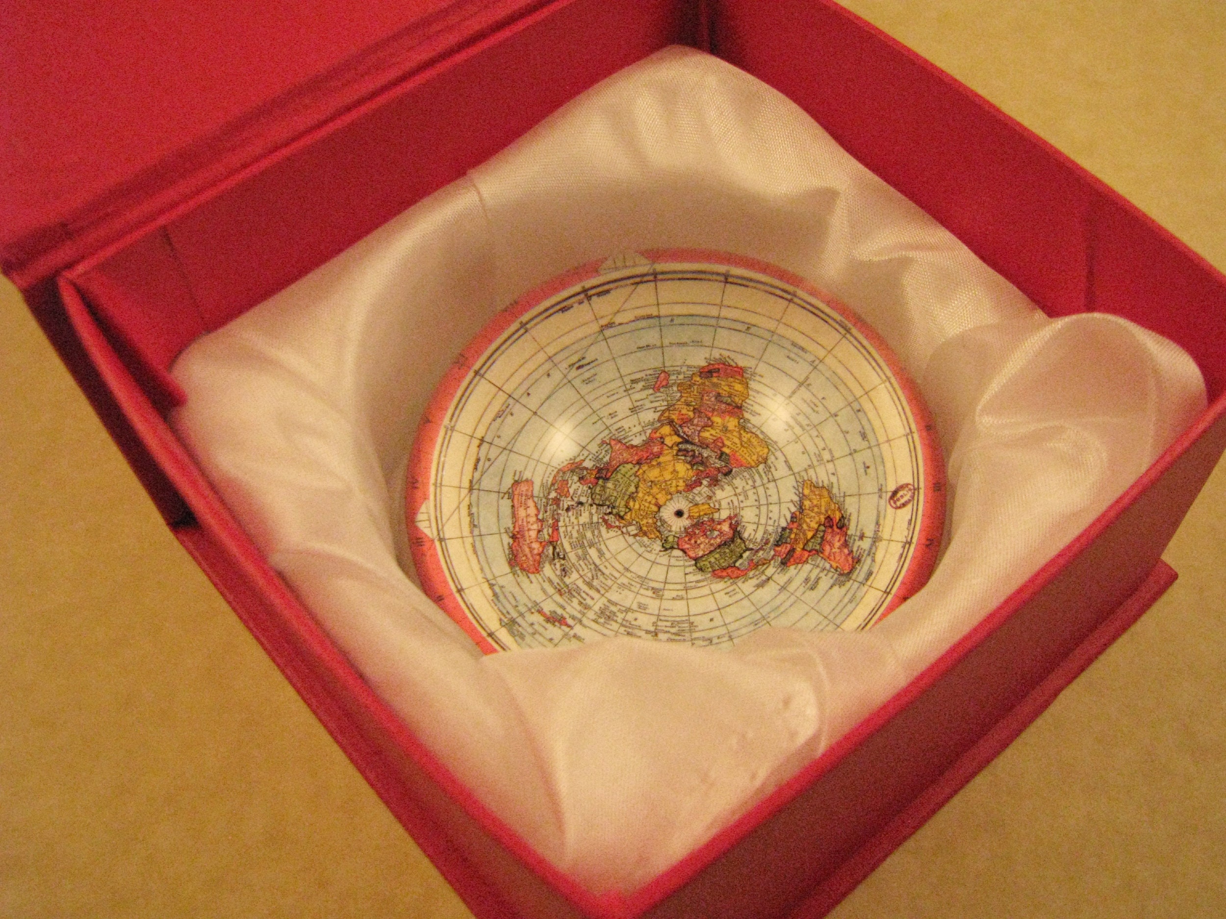 World Map Dome Map Paperweight Map Dome Flat Map Dome - Etsy Australia