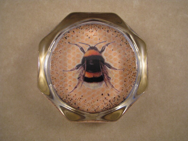Custom Octagon Glass Paperweight - Etsy