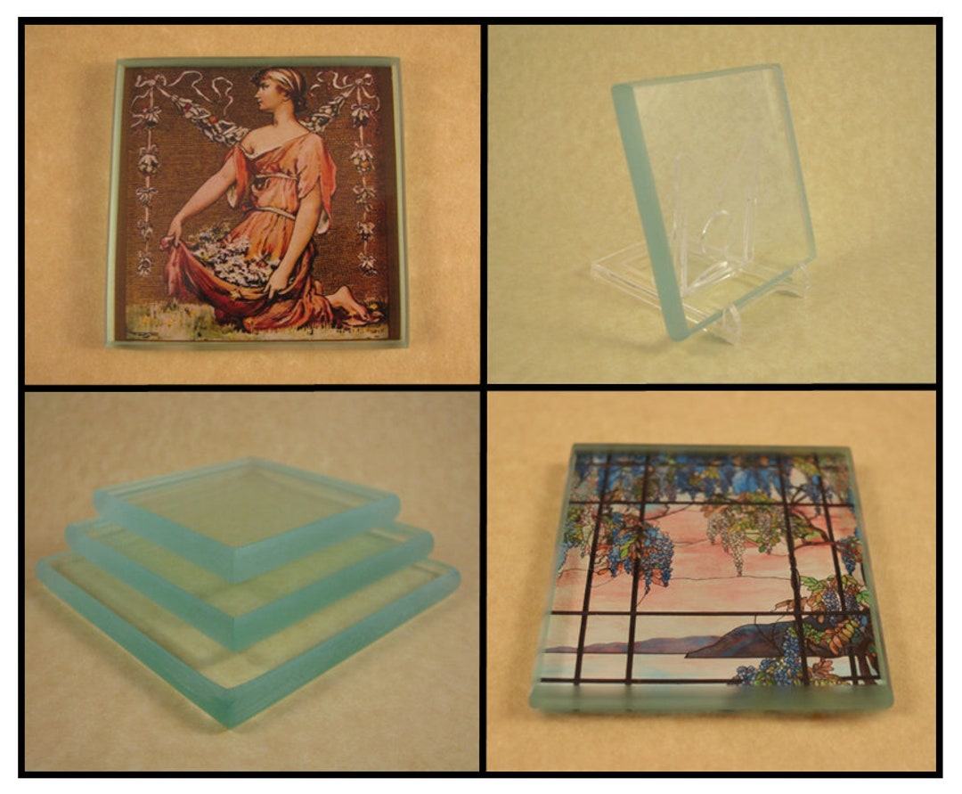 Custom Glass Tile, 3 X 3 Inch Paperweight, Square Glass Tile, Custom ...