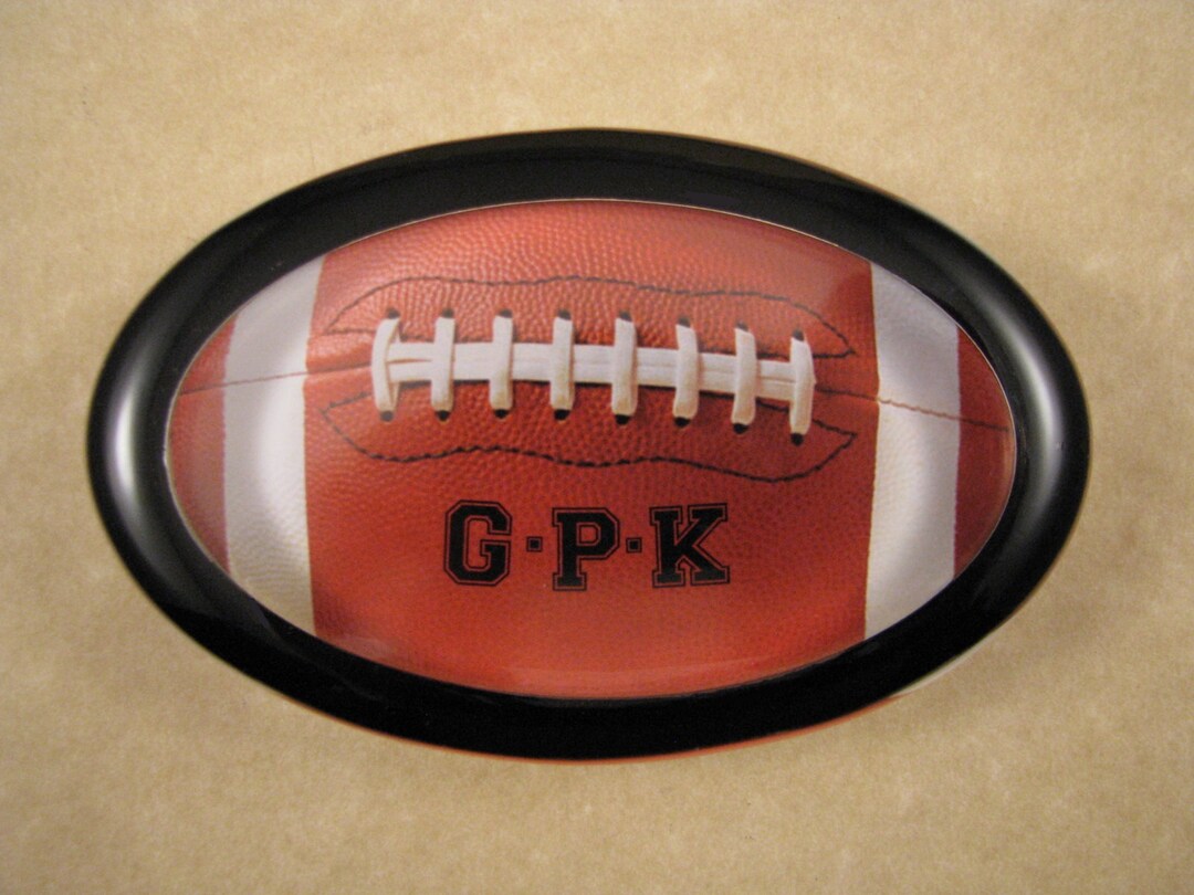 Football Paperweight, Personalized Gift, Monogram Football, Sports ...