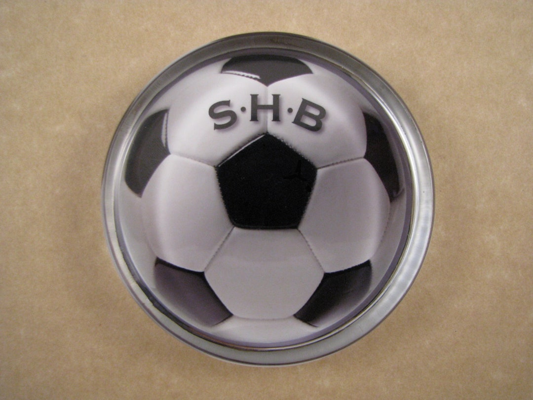 Soccer Paperweight, Monogram Paperweight, Personalized Gift, Gift for ...