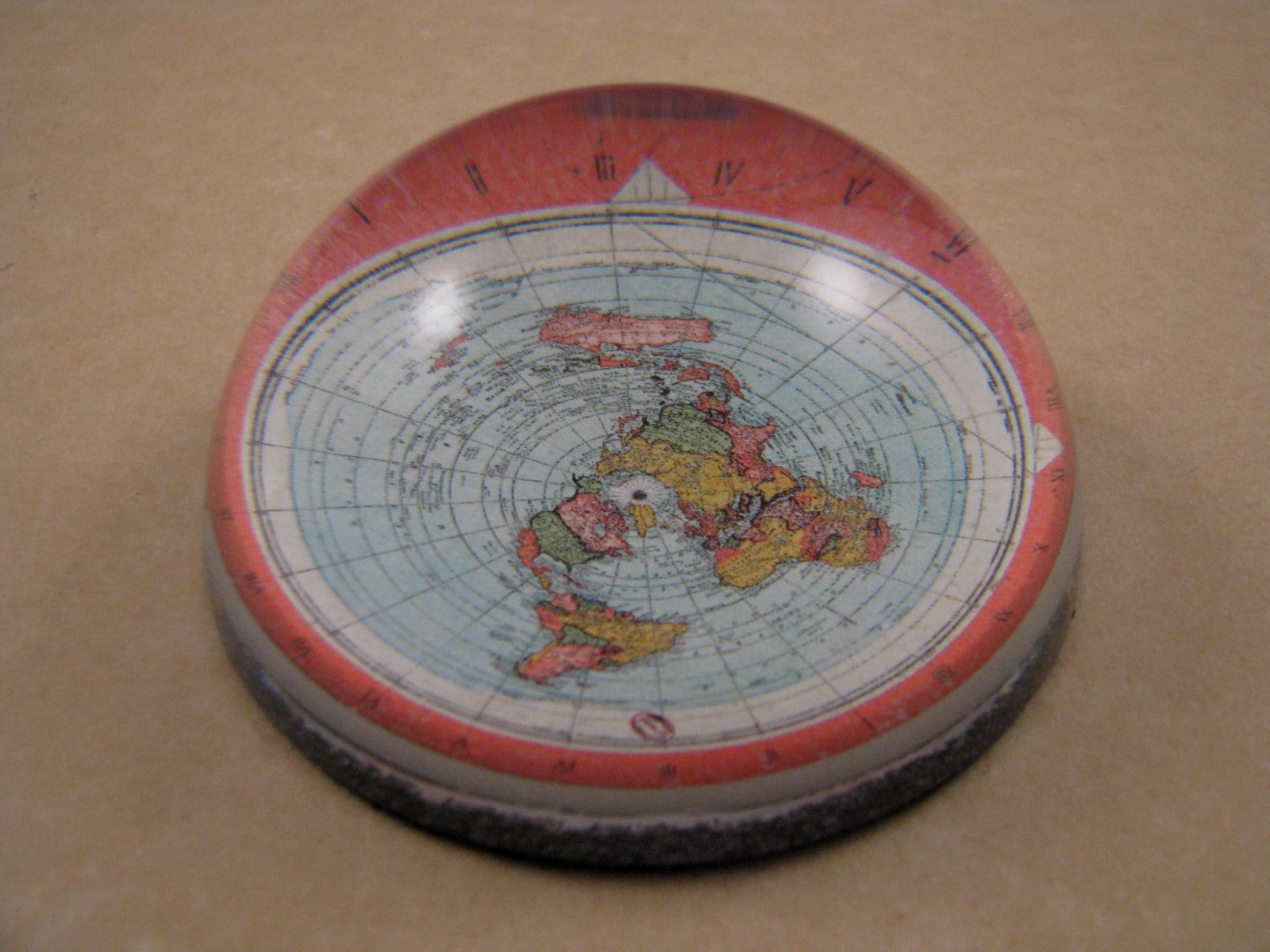 World Map Dome Map Paperweight Map Dome Flat Map Dome - Etsy Australia