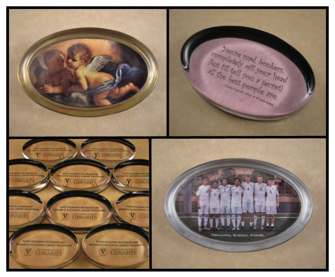 Custom Paperweight, Personalized Gift, Oval Paperweight, Photo ...