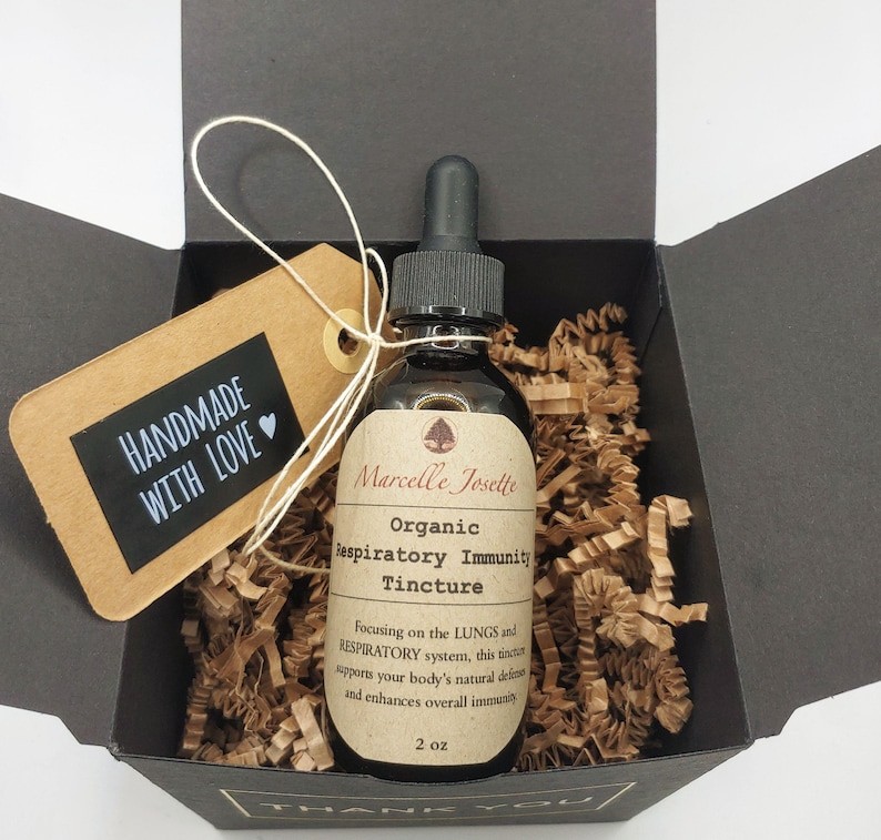 Organic Respiratory and Immunity Tincture (overall Health With Specific ...