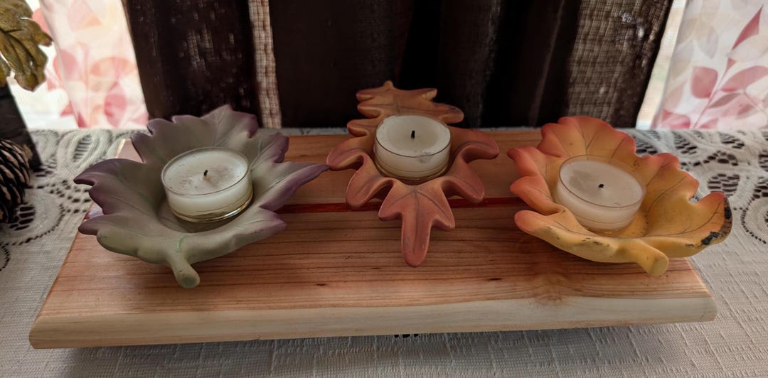Large Cedar With Paduk Accent Counter Top Tray, Christmas Gift, Rustic ...