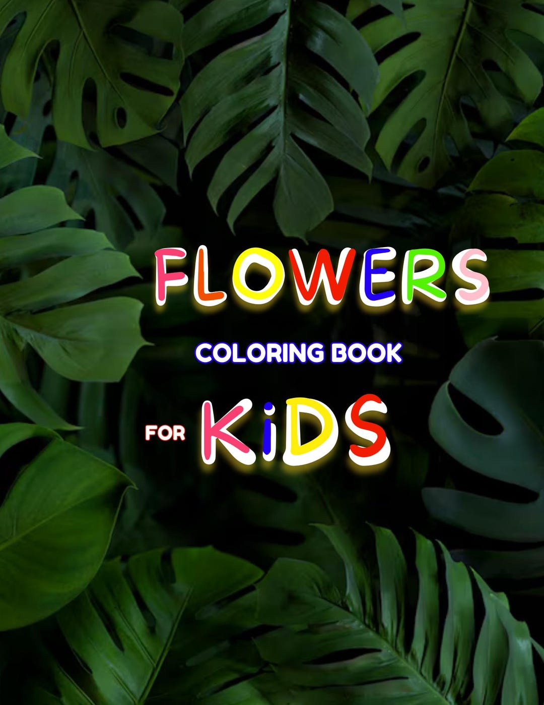 Flower Coloring Books for Kids - Etsy