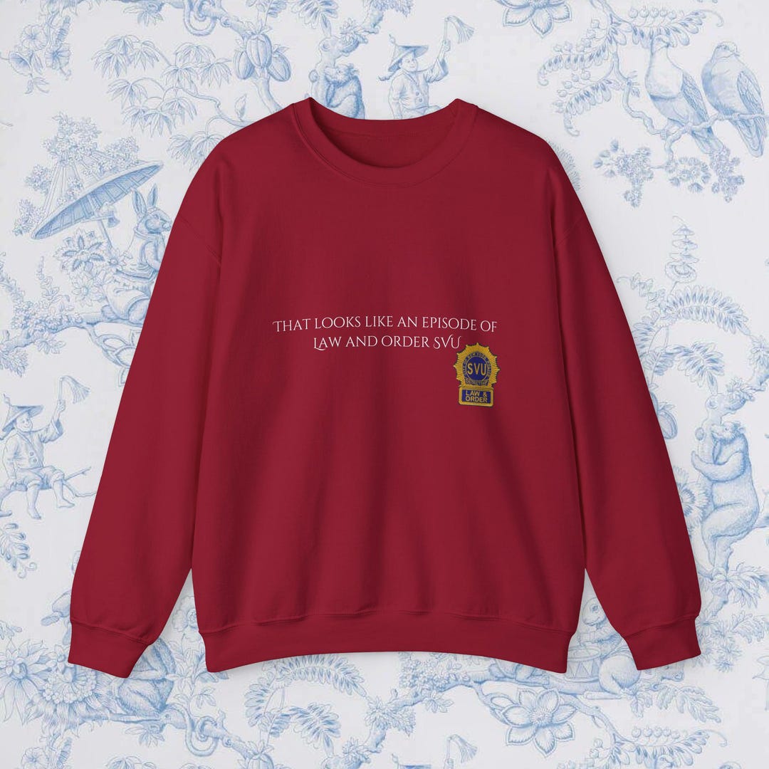 Law and Order SVU Crewneck Sweatshirt - Unisex, Heavy Blend, Trendy ...