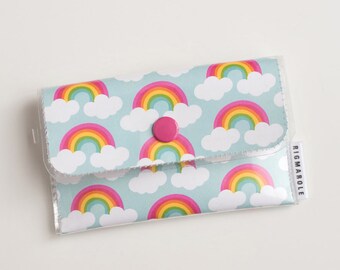 Rainbow wallet | Etsy