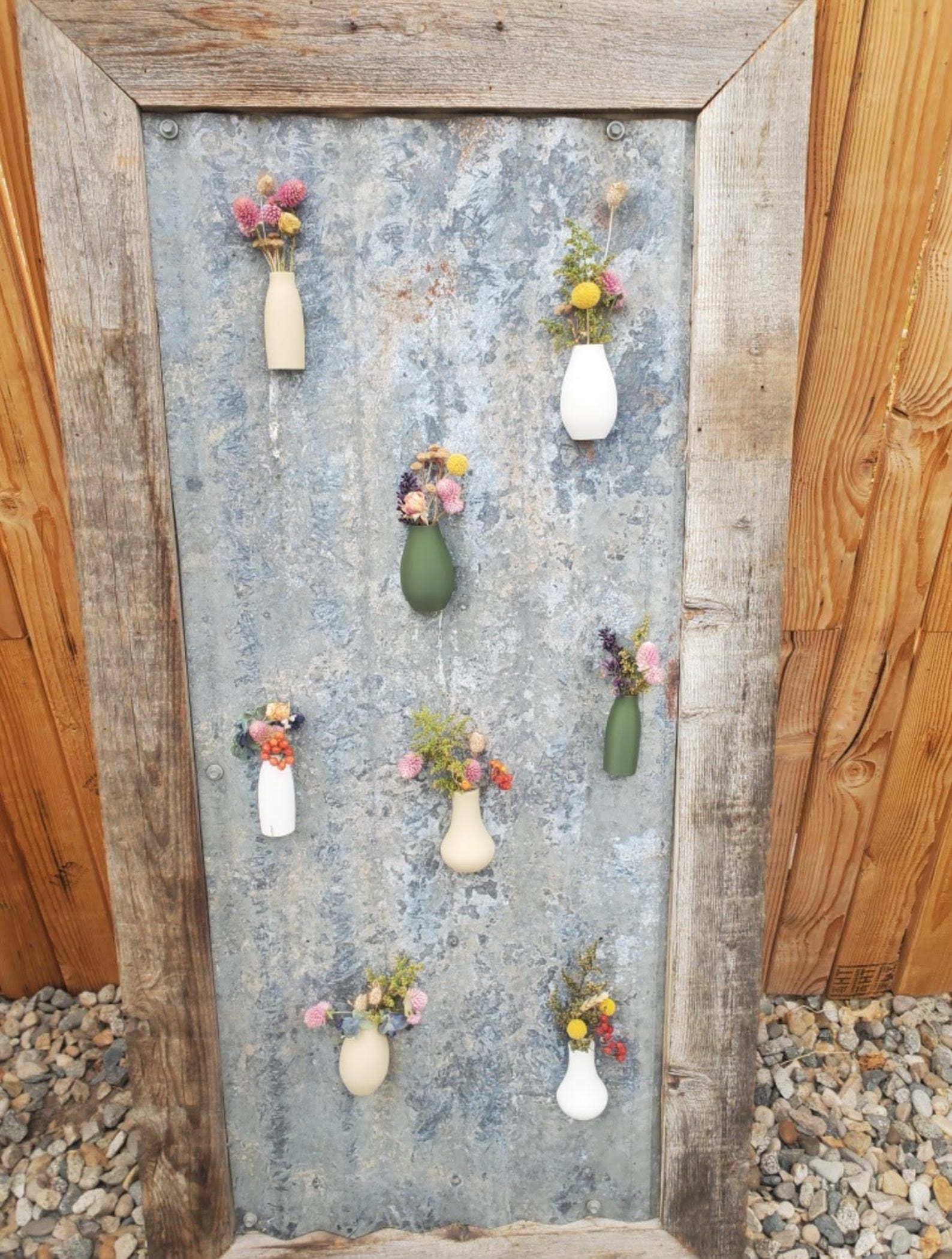Decorative Mini Vase Magnet for Dried Blooms - Mid Century Charm ...