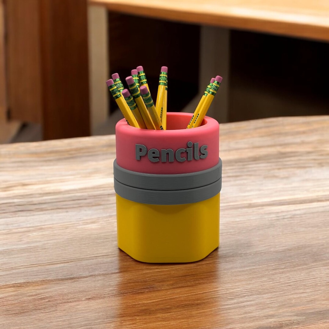Unique Pencil-shaped Pencil Holder - Perfect Teachers Gift - Classroom ...
