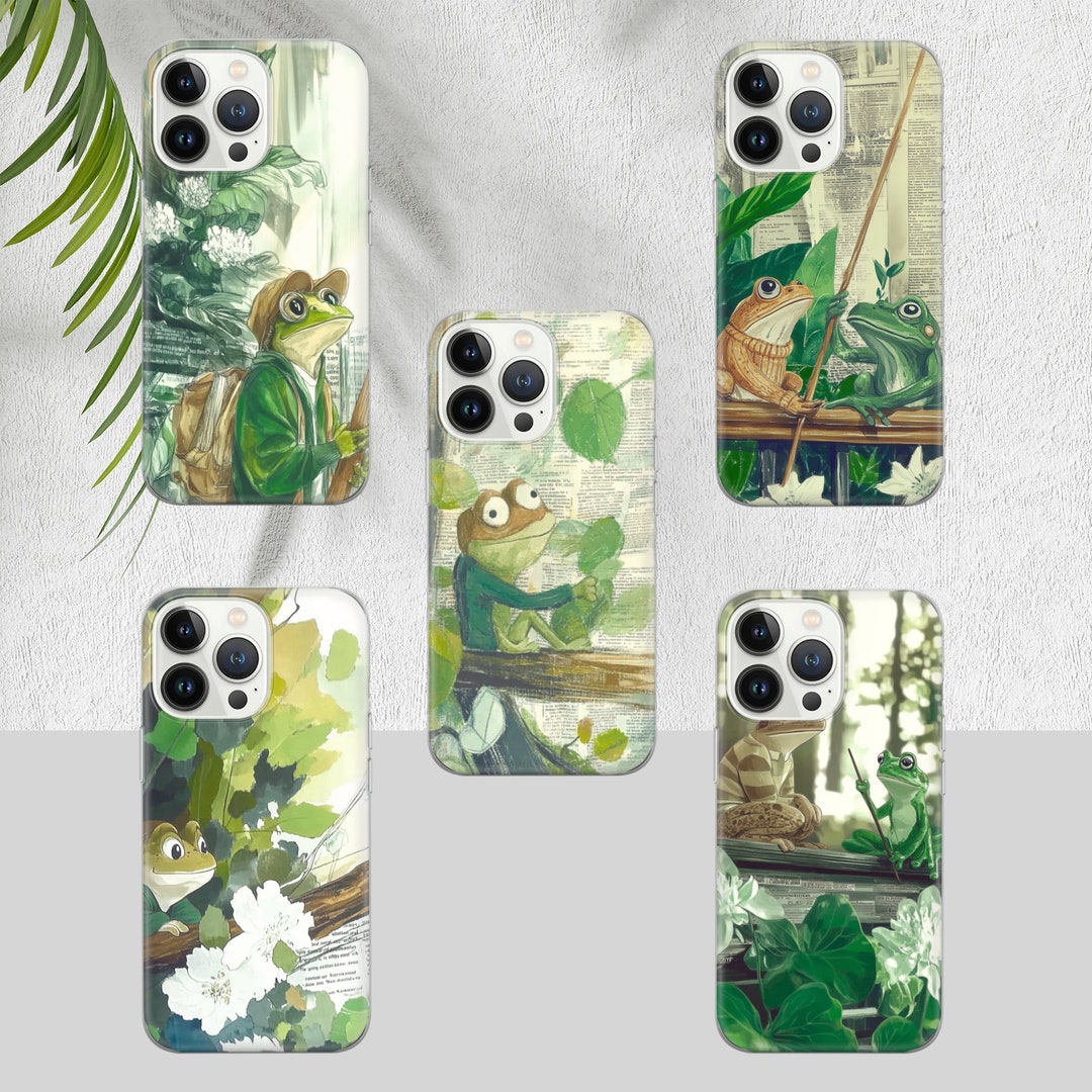 Funny Frog Art TPU Gel Phone Case, Toad Cover - Etsy UK
