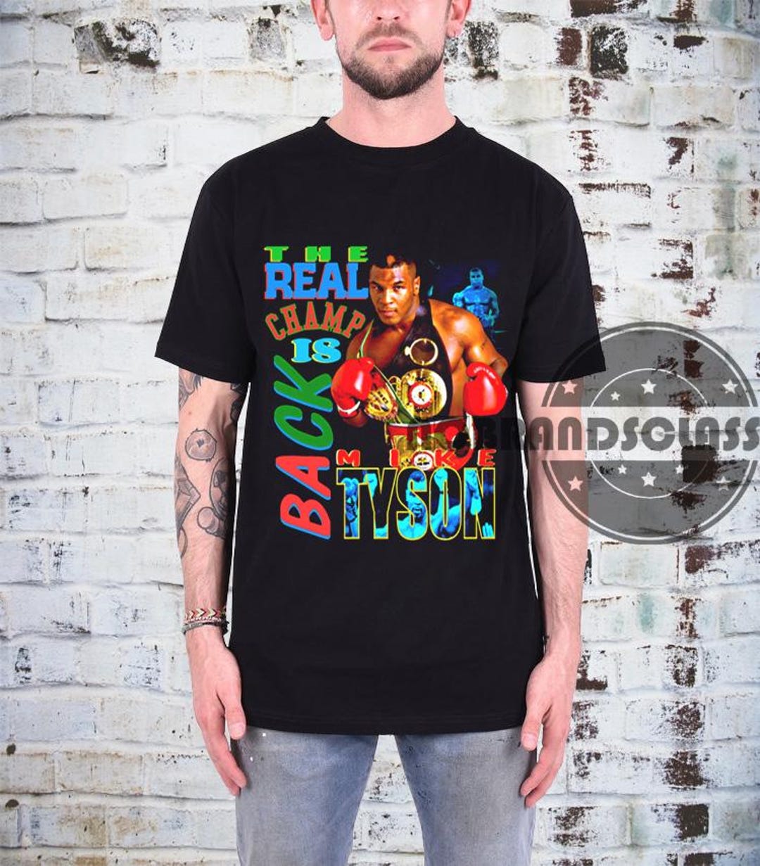 The Real Champ is Back Mike Tyson T-shirt, Iron Mike Tyson Boxing Merch ...