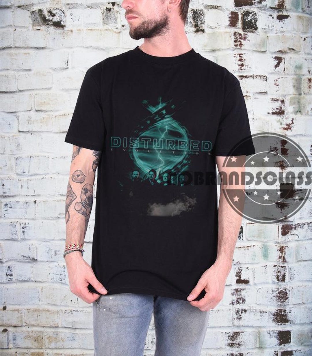 Disturbed T-shirt, Disturbed Evolution Shirt, Heavy Metal Band Music ...