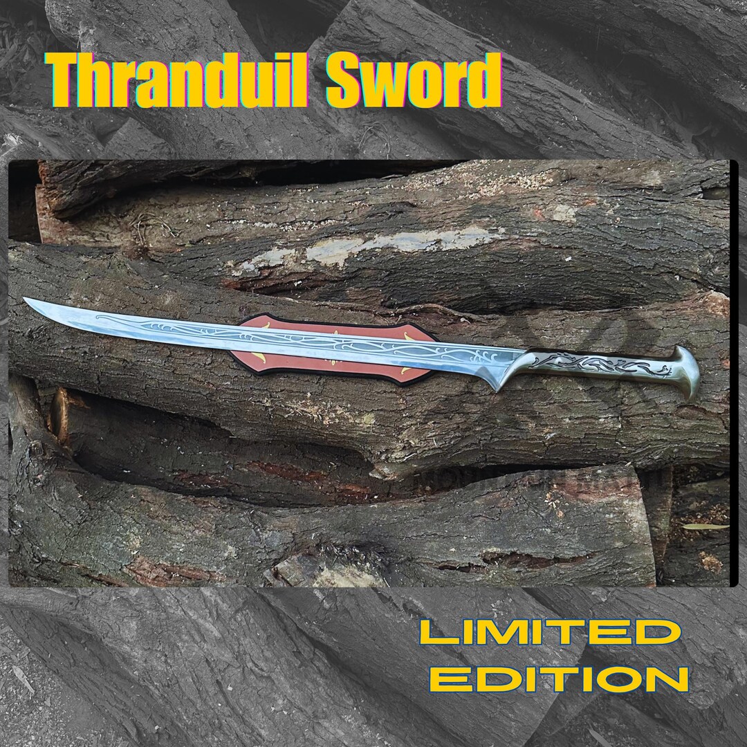 Thranduils Sword, Handcrafted Elven Blade With Scabbard, Collectors ...