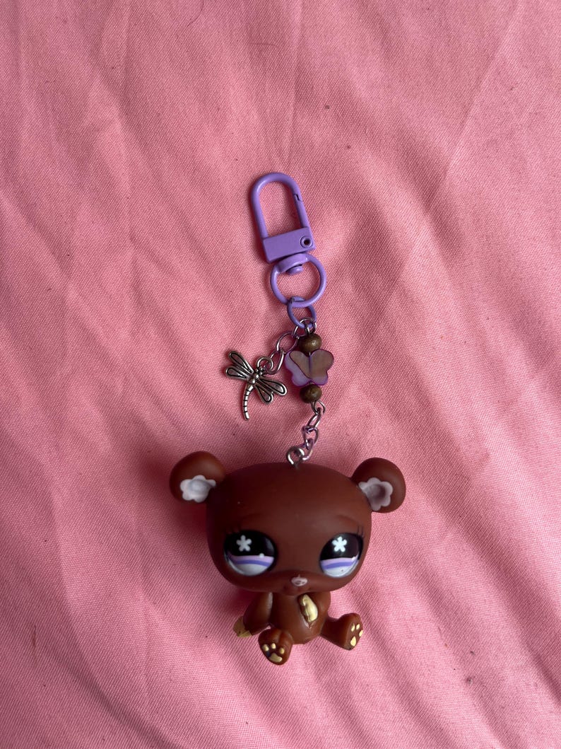 LPS Keychain - Bears - Y2k Nostalgia Bag Charm | Repurposed Toy ...