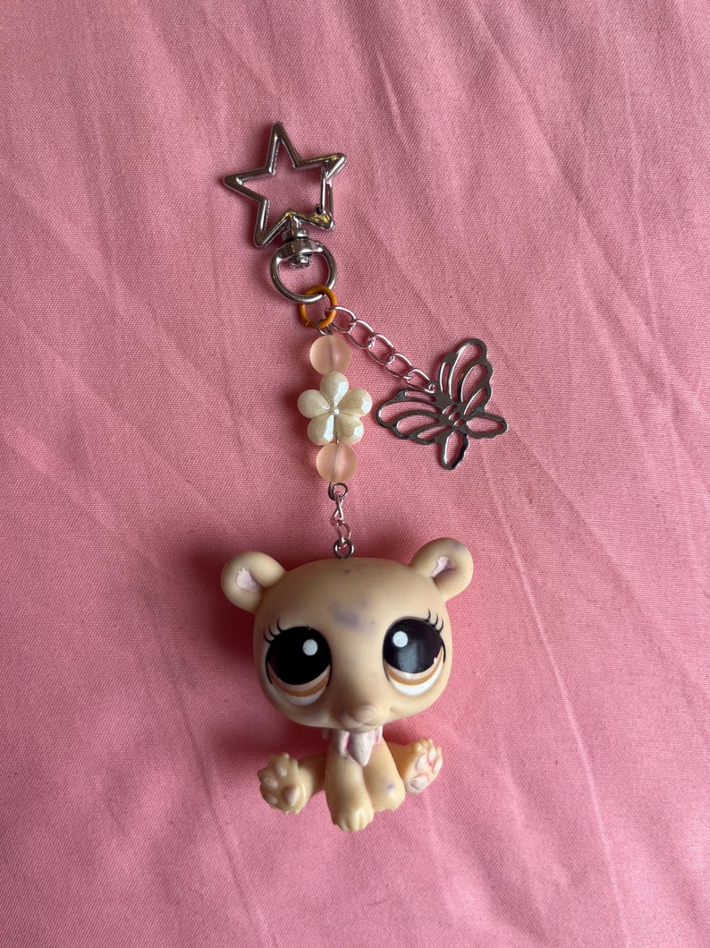 LPS Keychain - Bears - Y2k Nostalgia Bag Charm | Repurposed Toy ...