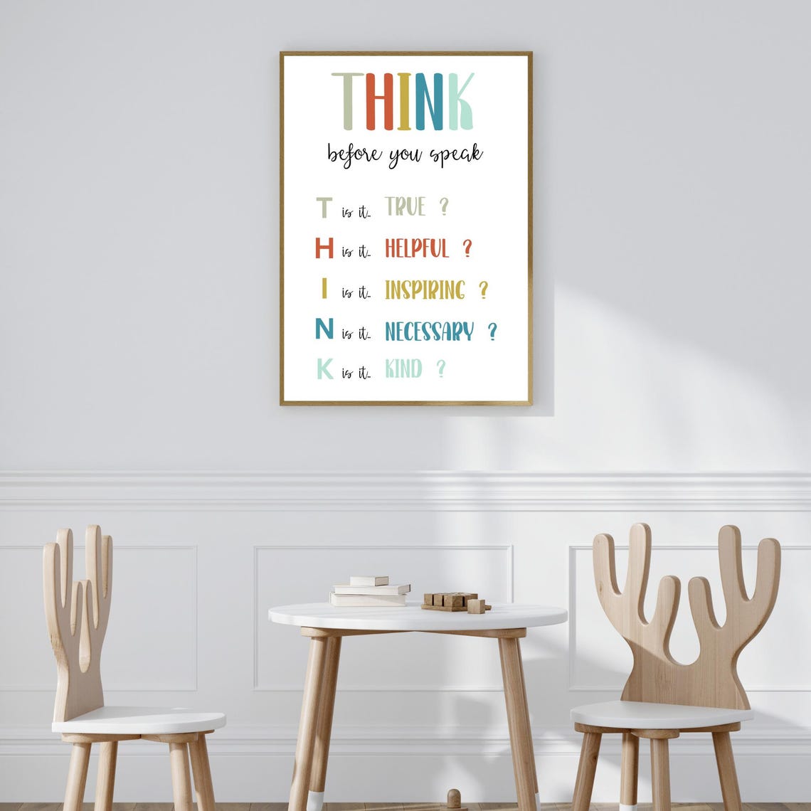 Think Before You Speak, Classroom Rules Printable, Positive Classroom ...