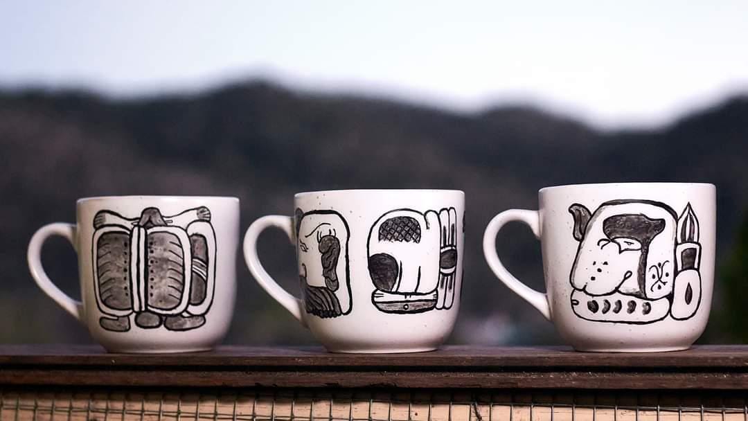 Maya Hieroglyph Mugs - Etsy