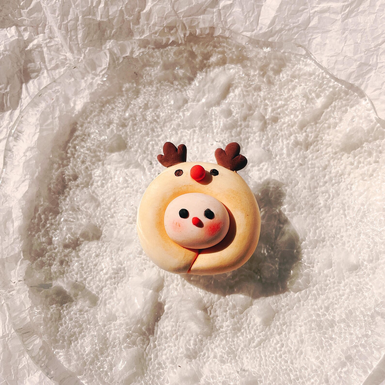 Cute Christmas Magnets/clay Merry Magnets/clay Christmas Keychain ...