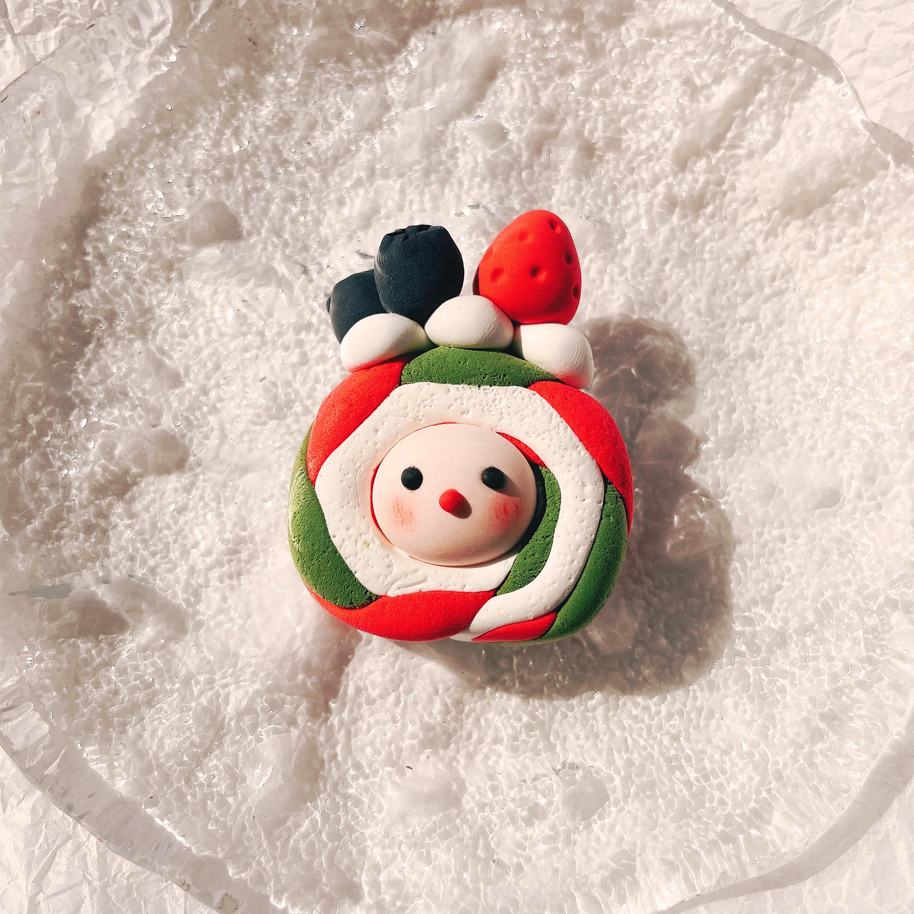 Cute Christmas Magnets/clay Merry Magnets/clay Christmas Keychain ...