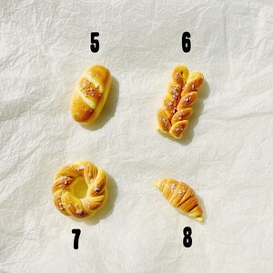 Handmade Clay Food Magnets/handcrafted Bread/themed Fridge Magnets Set ...