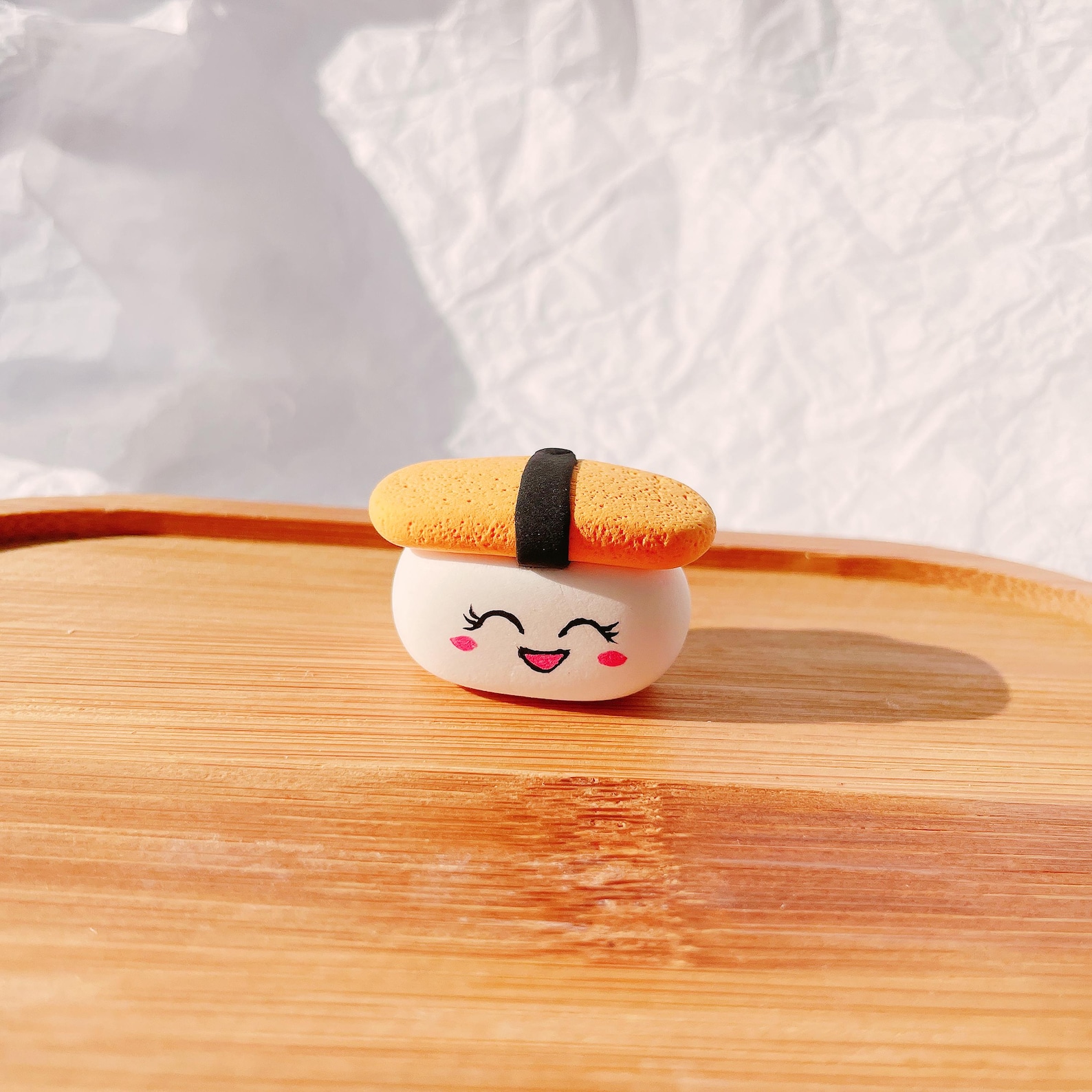 Cute Sushi Clay Desk Buddy/kawaii Sushi Clay Figurine/cute Sushi Charms ...