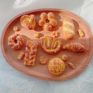 Handmade Clay Food Magnets/handcrafted Bread/themed Fridge Magnets Set ...