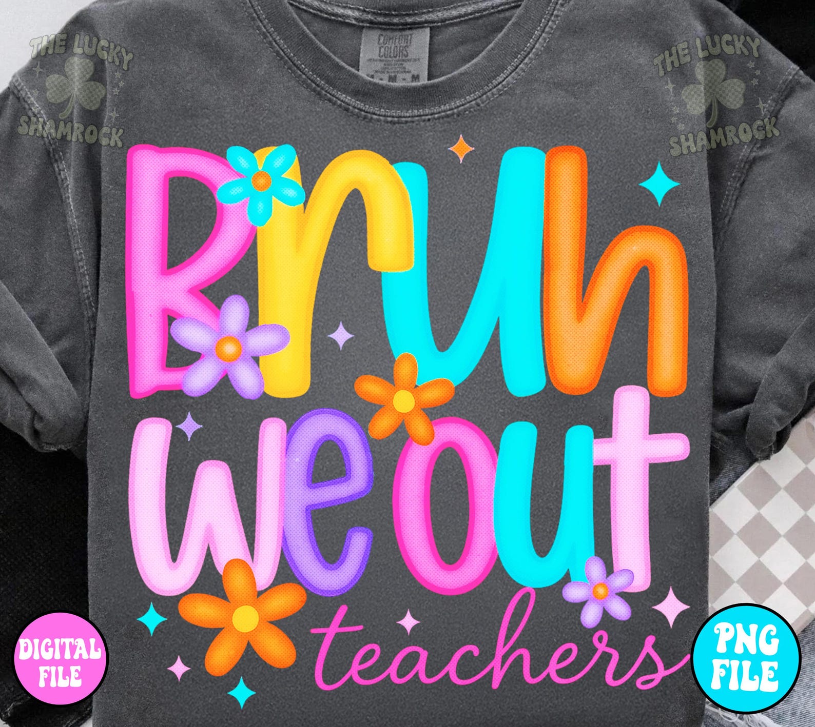 Preppy Bruh We Out Teachers PNG, Last Day of School Sublimation, Funny ...