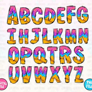 Drippy Ice Cream Doodle Png, Ice Cream Drip Alphabet Doodle Png ...