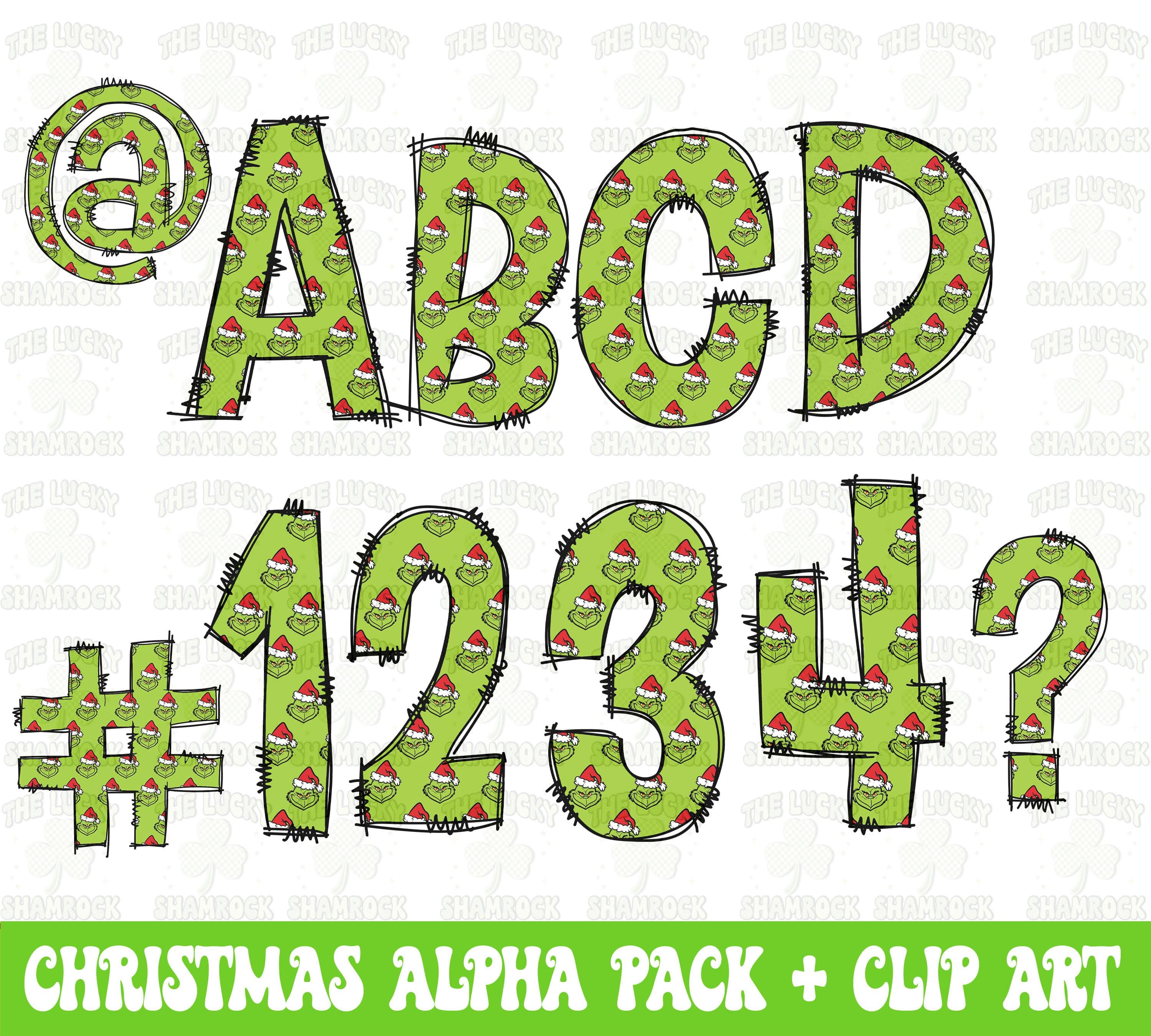 Christmas Letters Doodle, Christmas Clipart Png, Files, Christmas ...