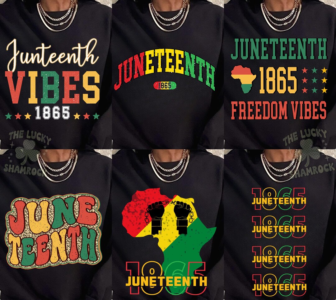 Juneteenth Png Bundle, Black Pride Clipart, Celebrate Black History Png ...