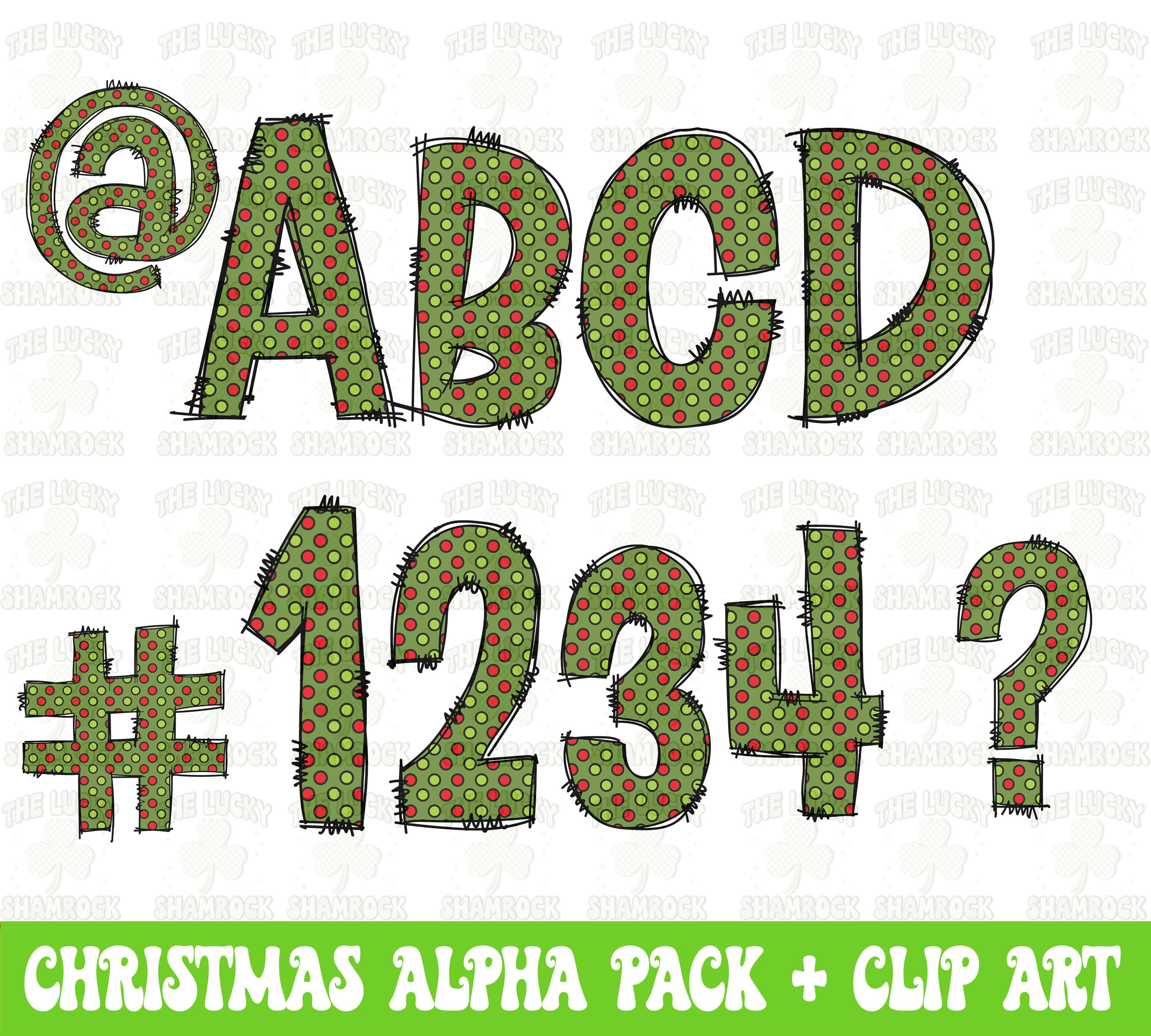 Christmas Letters Doodle, Christmas Clipart Png, Files, Christmas ...