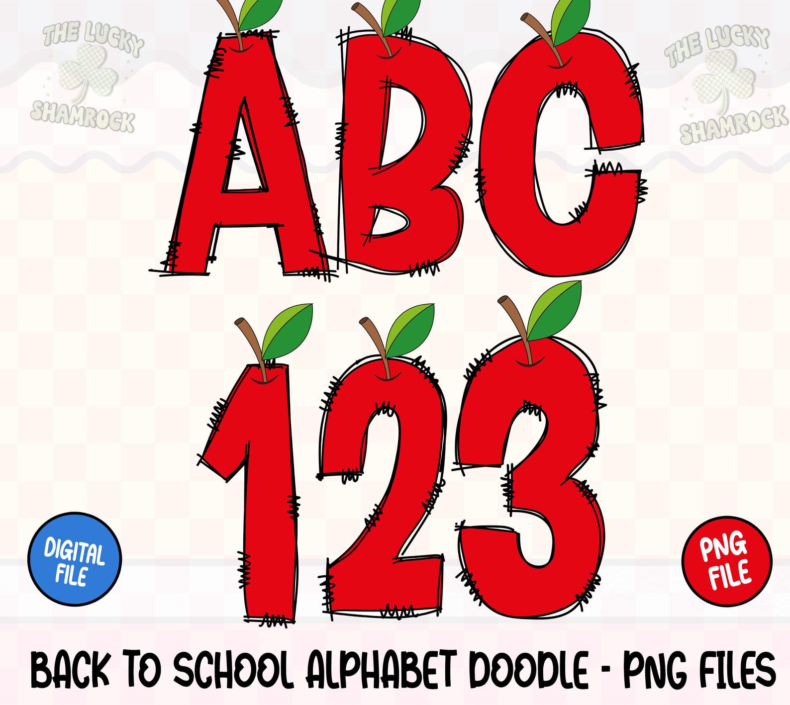 School Alphabet Doodle Png, Alphabet Png Bundle, Teacher Doodle Png ...