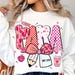 PARA Teacher Valentine PNG, Preppy Pink Teacher Shirt Design ...