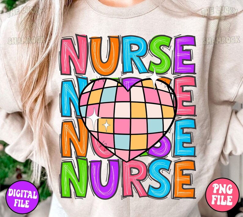 Retro Nurse PNG Bundle, Trendy Designs (digital Download) - Etsy