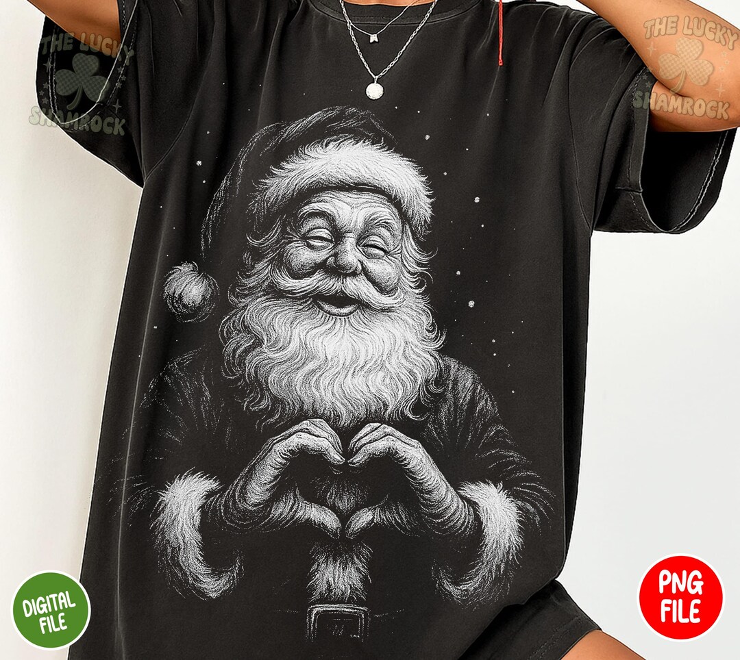Vintage Santa Claus Christmas Retro Christmas Shirt Vintage Santa ...