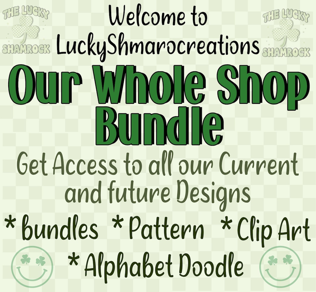 Whole Store Mega Bundle, Entire Shop Bundle, Mega Bundle Png Files, Png ...