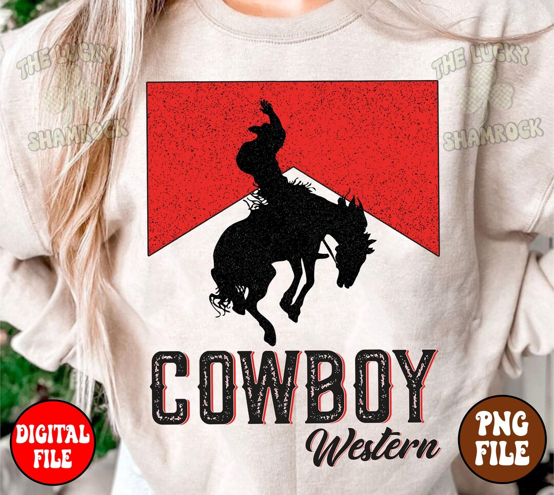 Western Cowboy Svg Png, Western Png, Western Svg Design, Cowgirl Shirt ...