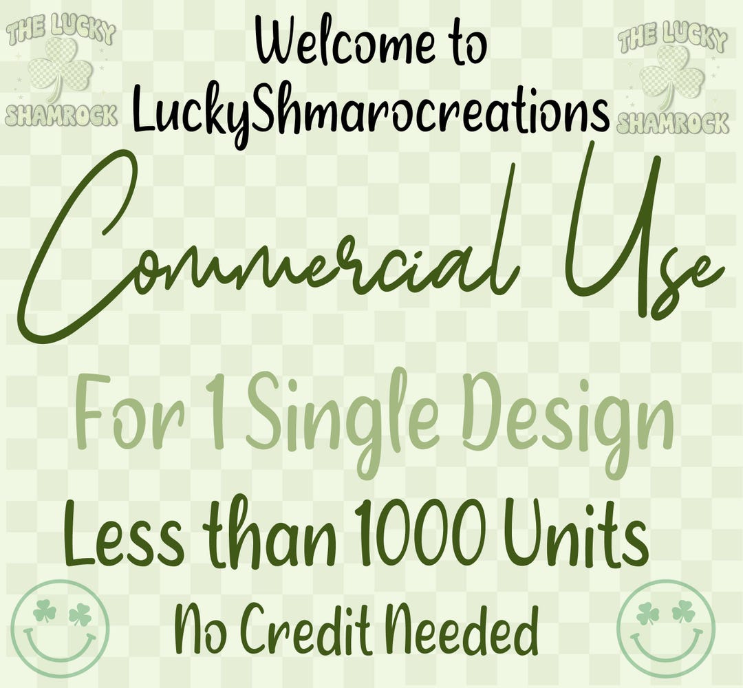 Commercial Use License for Design, Commercial Use License, Digital ...