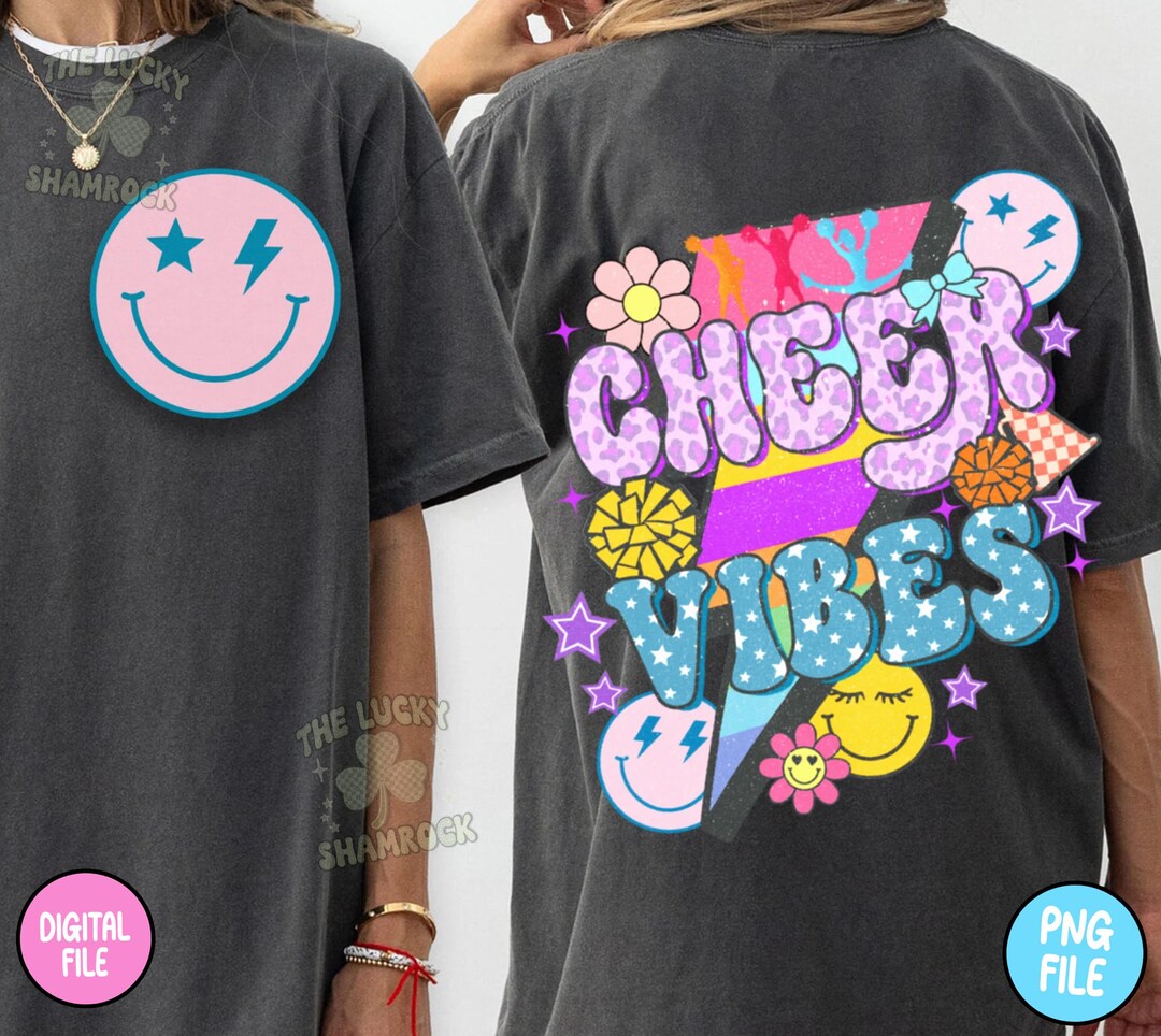 Retro Cheer Collage Design, Cheerleader Svg, Sublimation Design ...