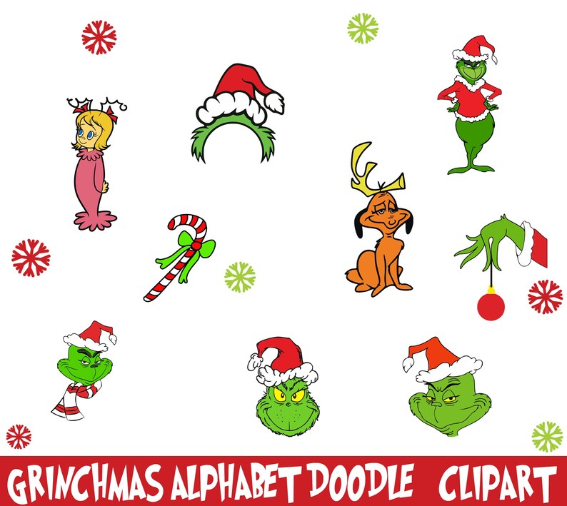 Christmas Letters Doodle, Christmas Clipart Png, Files, Christmas ...