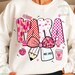 PARA Teacher Valentine PNG, Preppy Pink Teacher Shirt Design ...