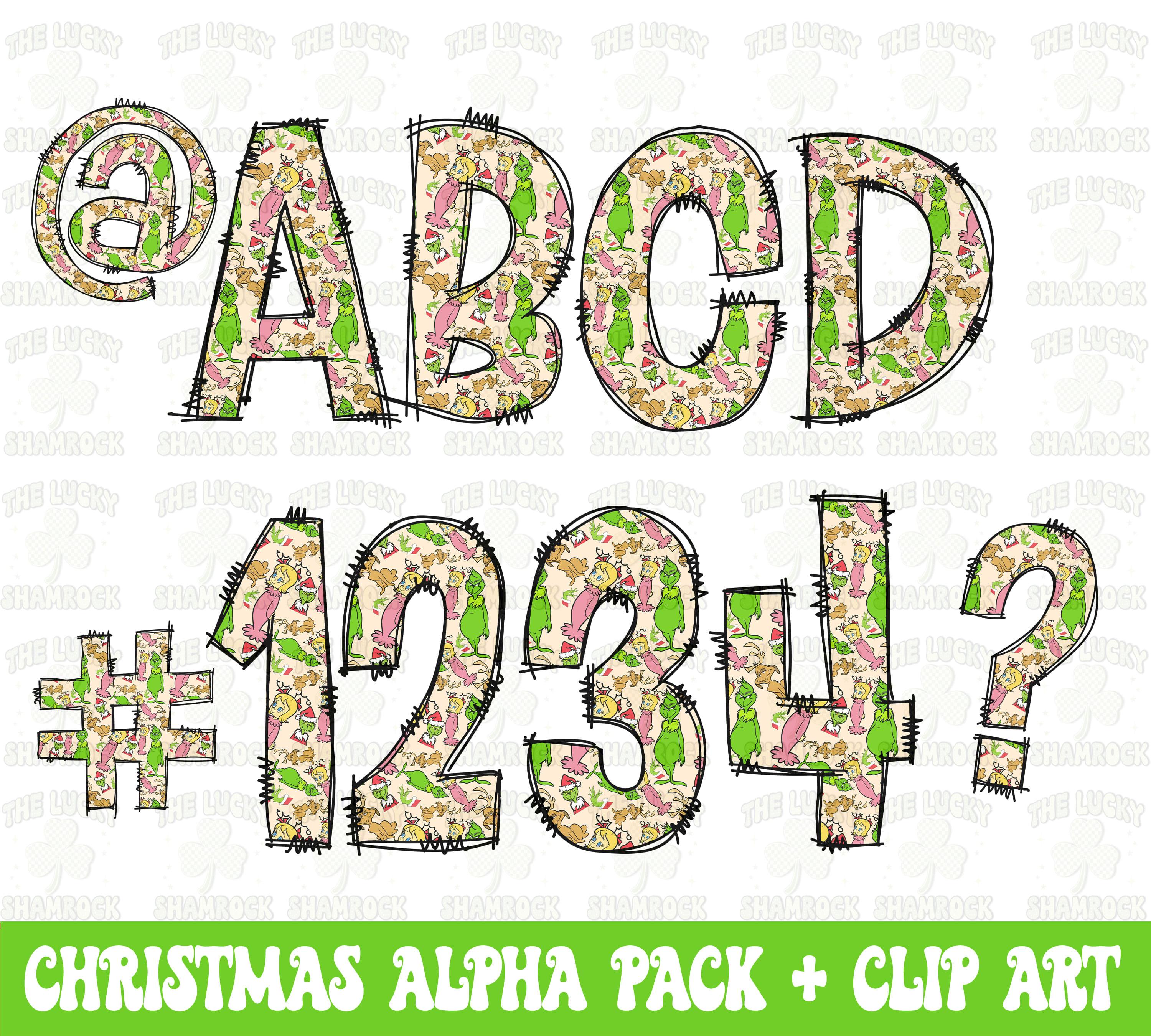 Christmas Letters Doodle, Christmas Clipart Png, Files, Christmas ...