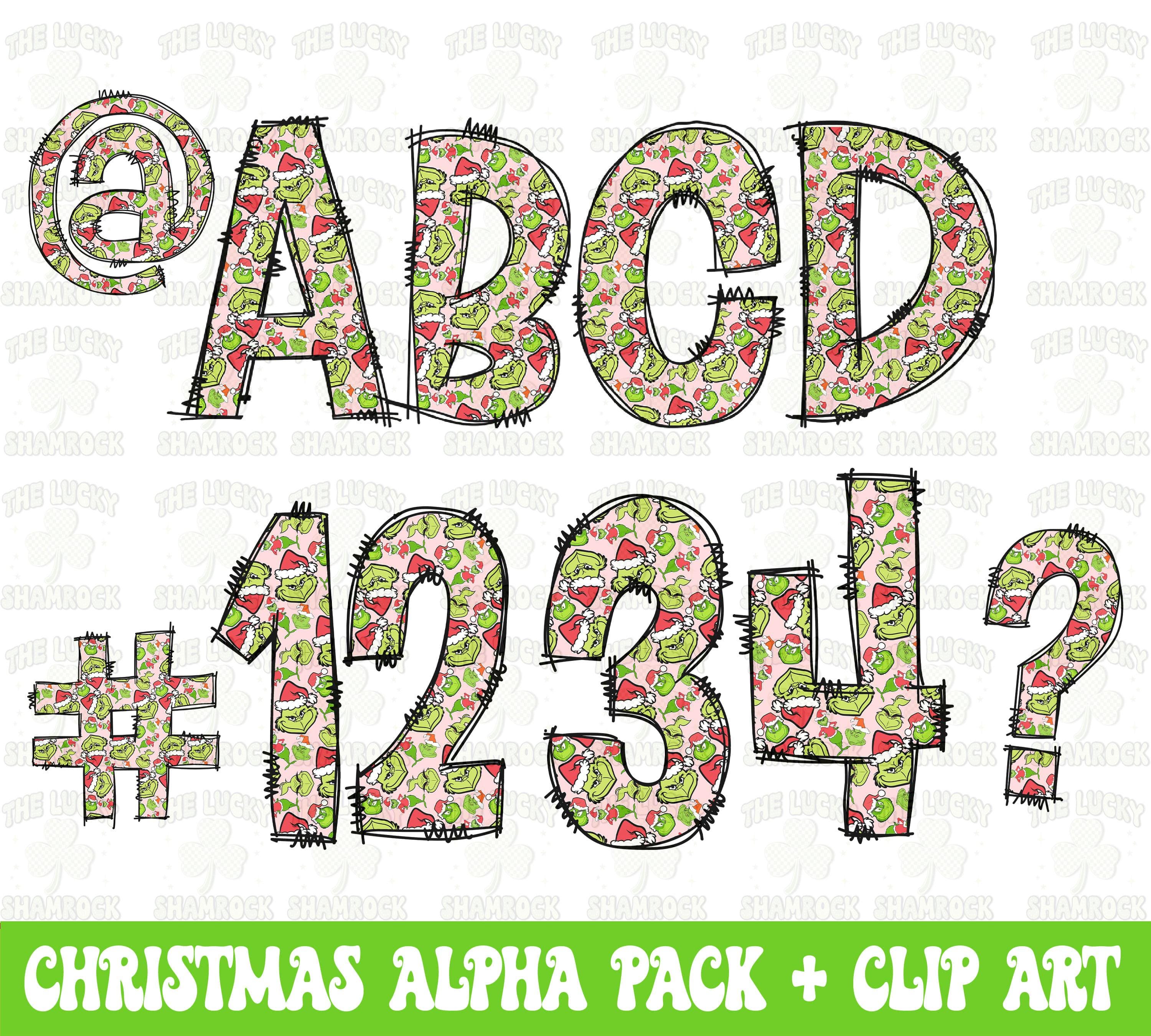 Christmas Letters Doodle, Christmas Clipart Png, Files, Christmas ...