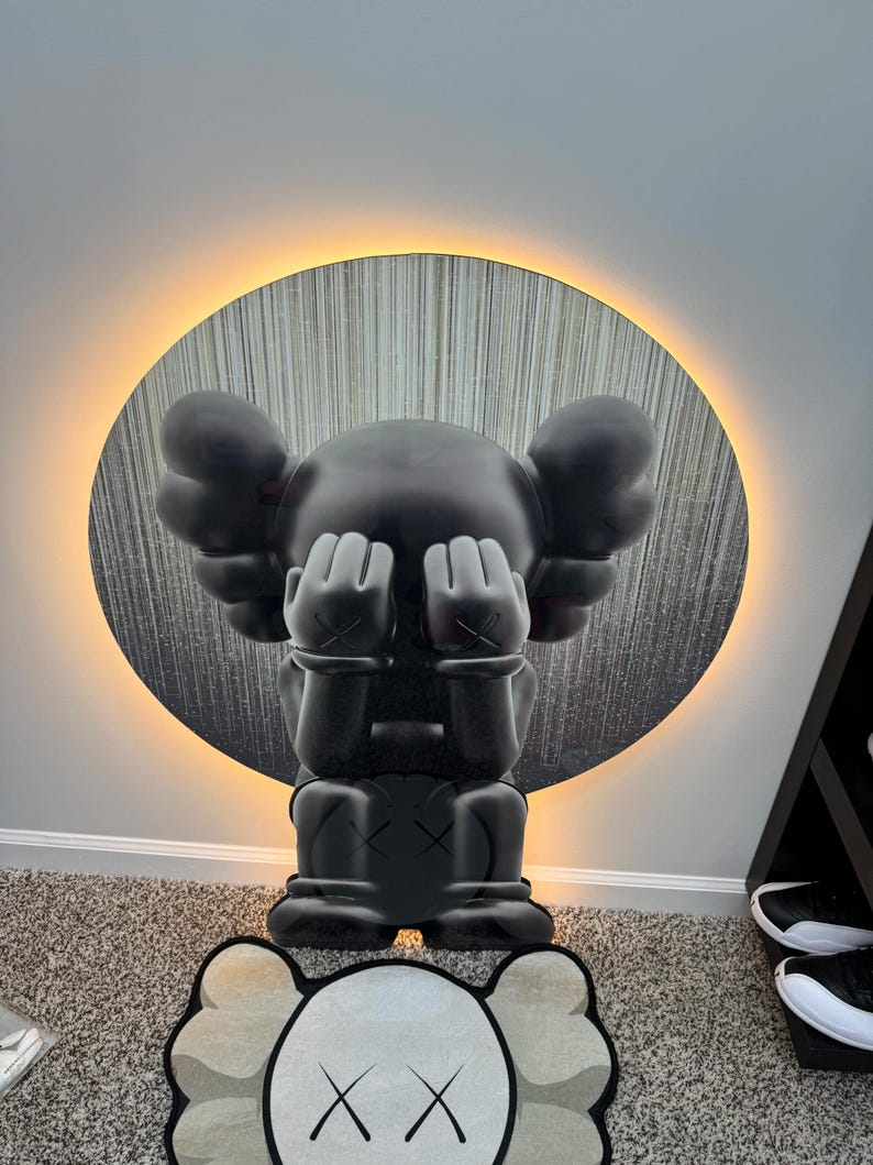Kaws-inspired Neon Wall Art, Modern LED Sign for Unique Home Decor - Etsy